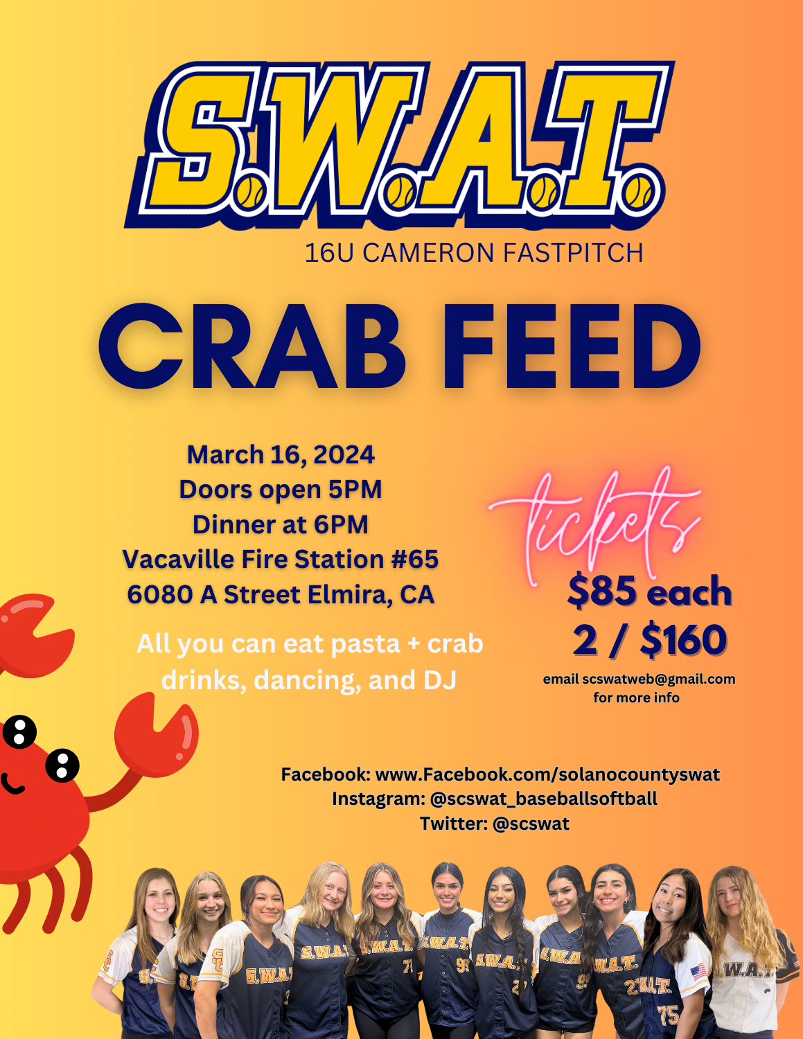 Events and Tryouts – SC SWAT BASEBALL AND SOFTBALL